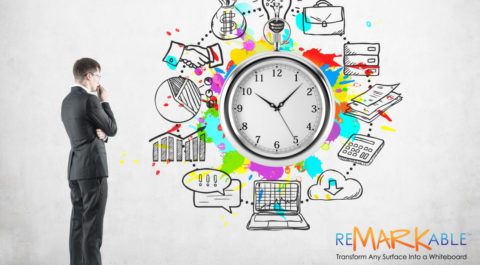Time Management with a Whiteboard Wall